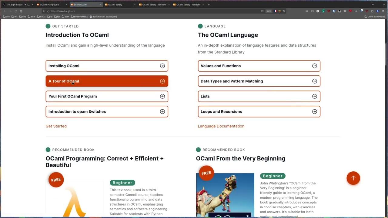 Ramblings about OCaml for Leostera - YouTube