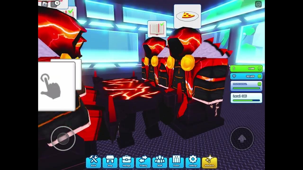 The Dominus Infernus Set In My Restaurant Roblox Youtube
