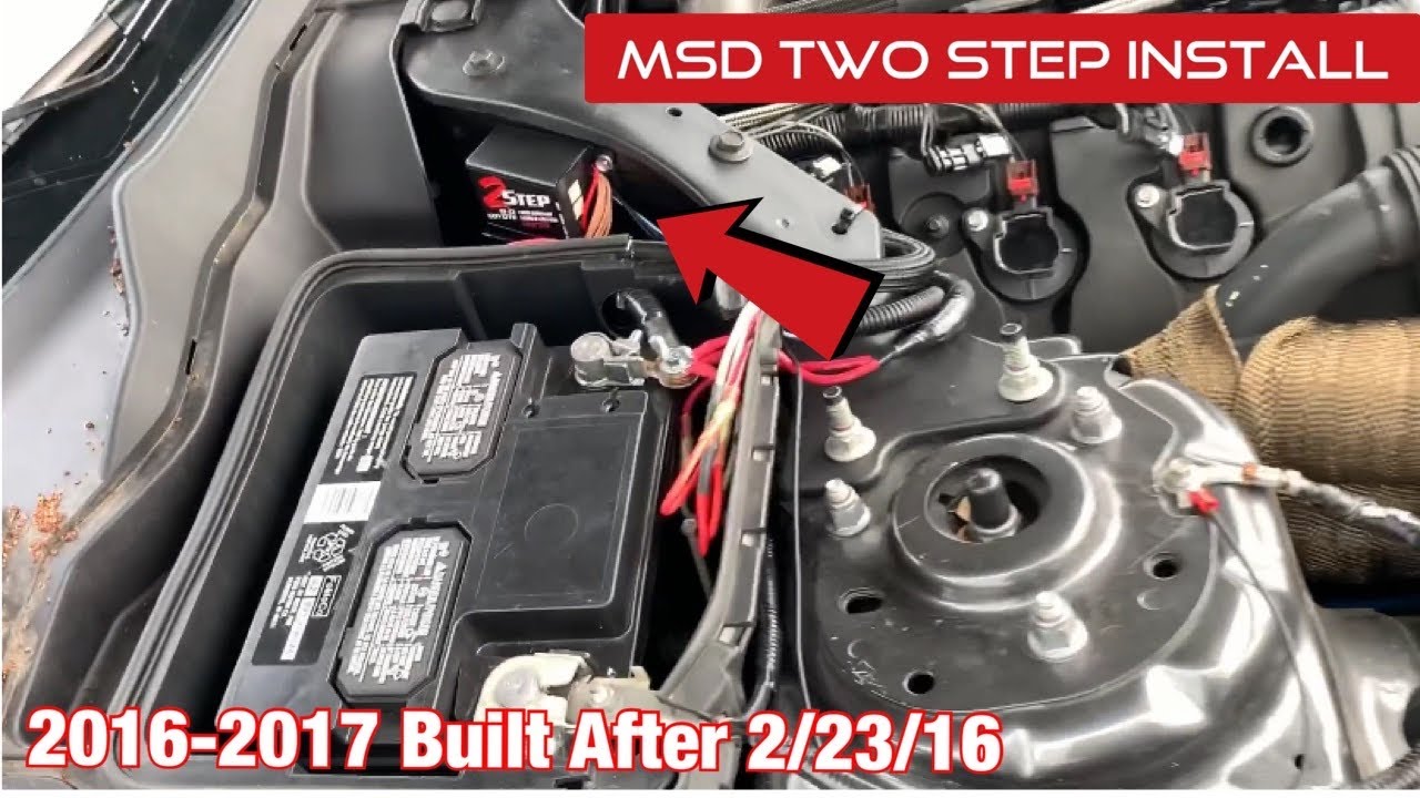 MSD TWO STEP PN 87311 Install on a 2017 Mustang GT! - YouTube