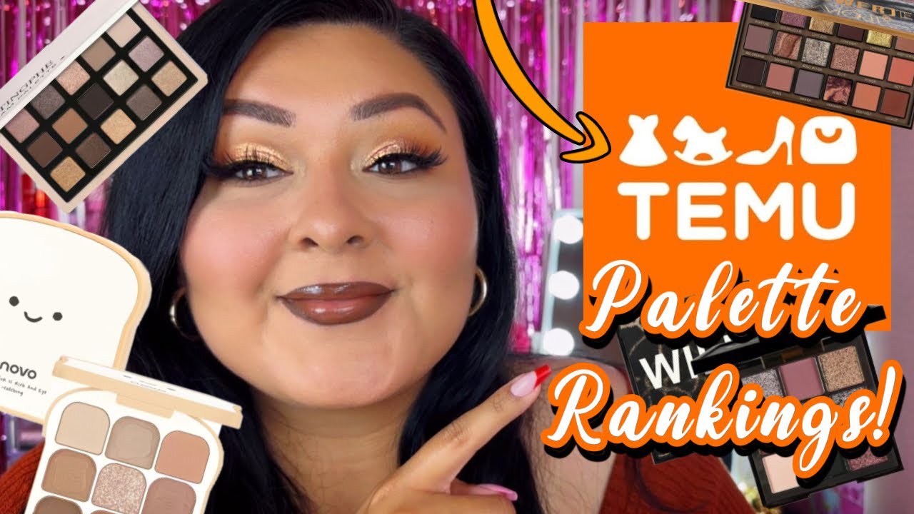 ALL TEMU EYESHADOW PALETTES RANKED // EVERYTHING UNDER $10 - YouTube