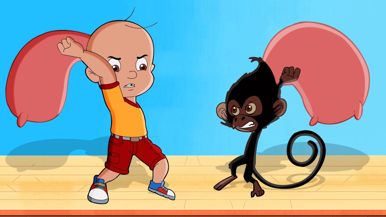 Mighty Raju vs Fizzi - पिलो फाइट | Funny Cartoons for Kids | Monkey Fun ...