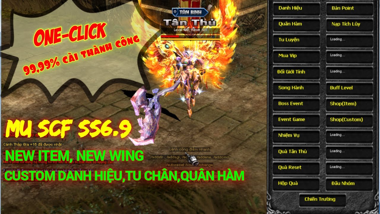 NTV CHANNEL 🚦 MU OFFLINE SS6.9 Custom danh hiệu, item mới nhất 2020 ...