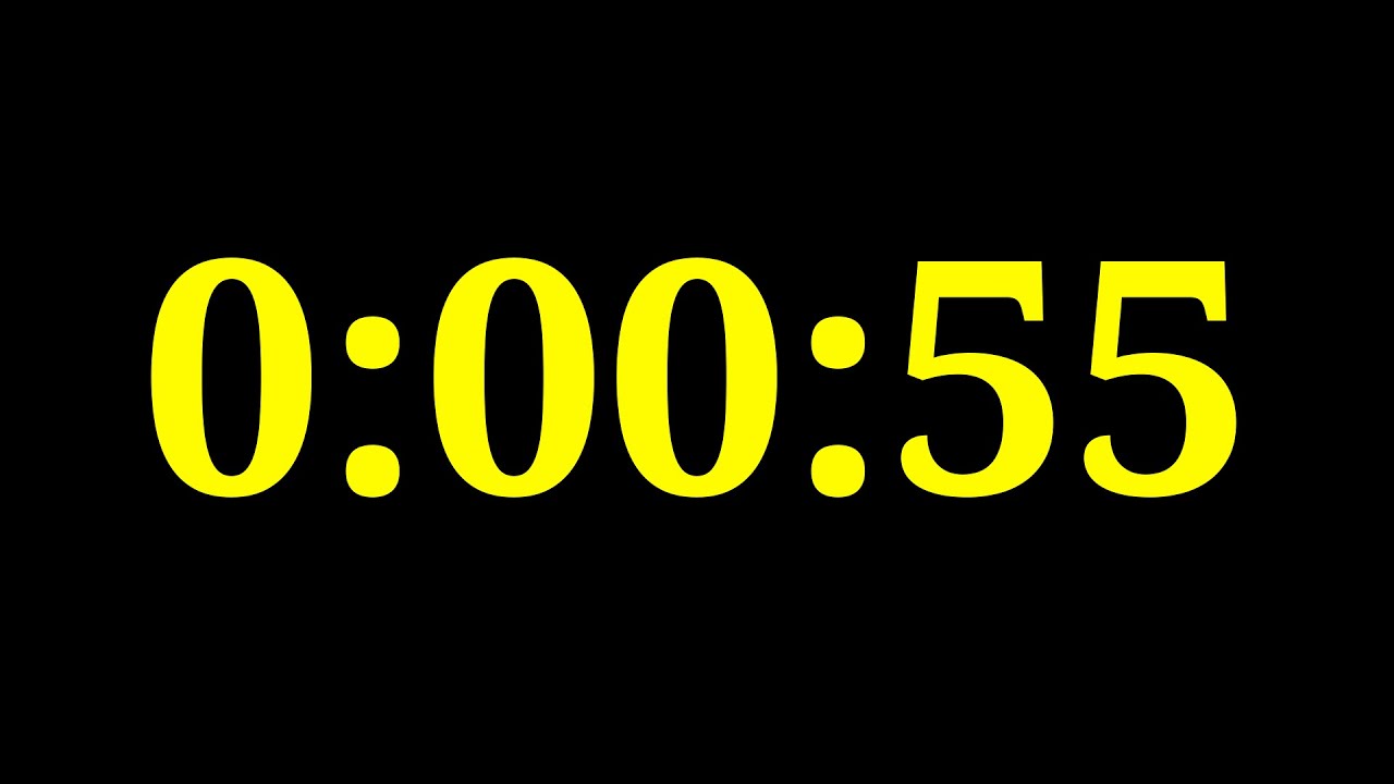 55 Seconds Timer - YouTube