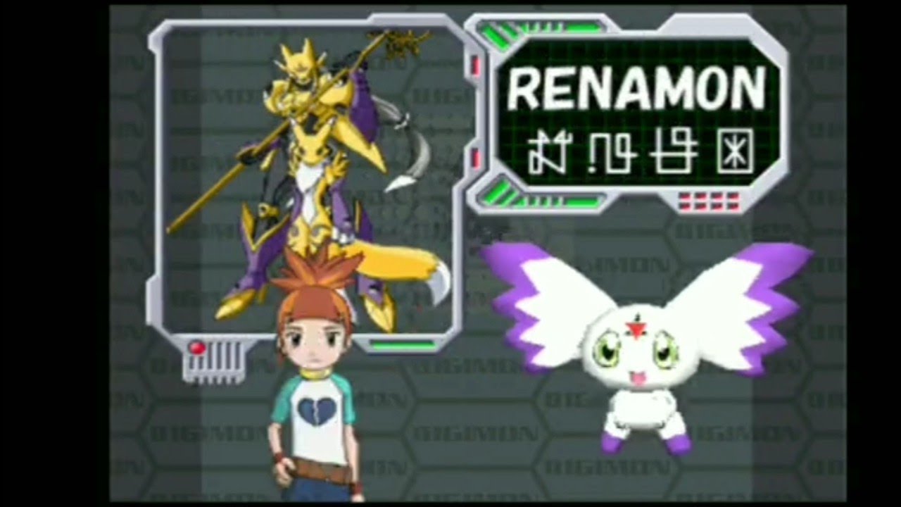 Digimon Rumble Arena PS1 - RENAMON GAMEPLAY - YouTube