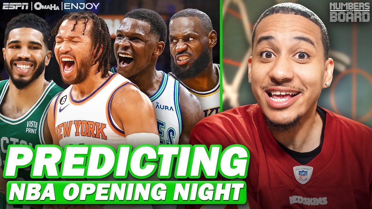 Predicting NBA Opening Night | Numbers On The Board - YouTube