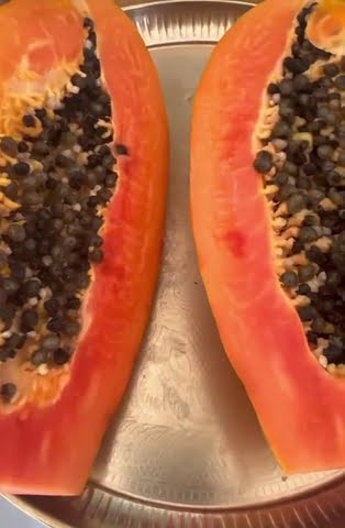 fresh fruit Papaya #food #summervibes - YouTube