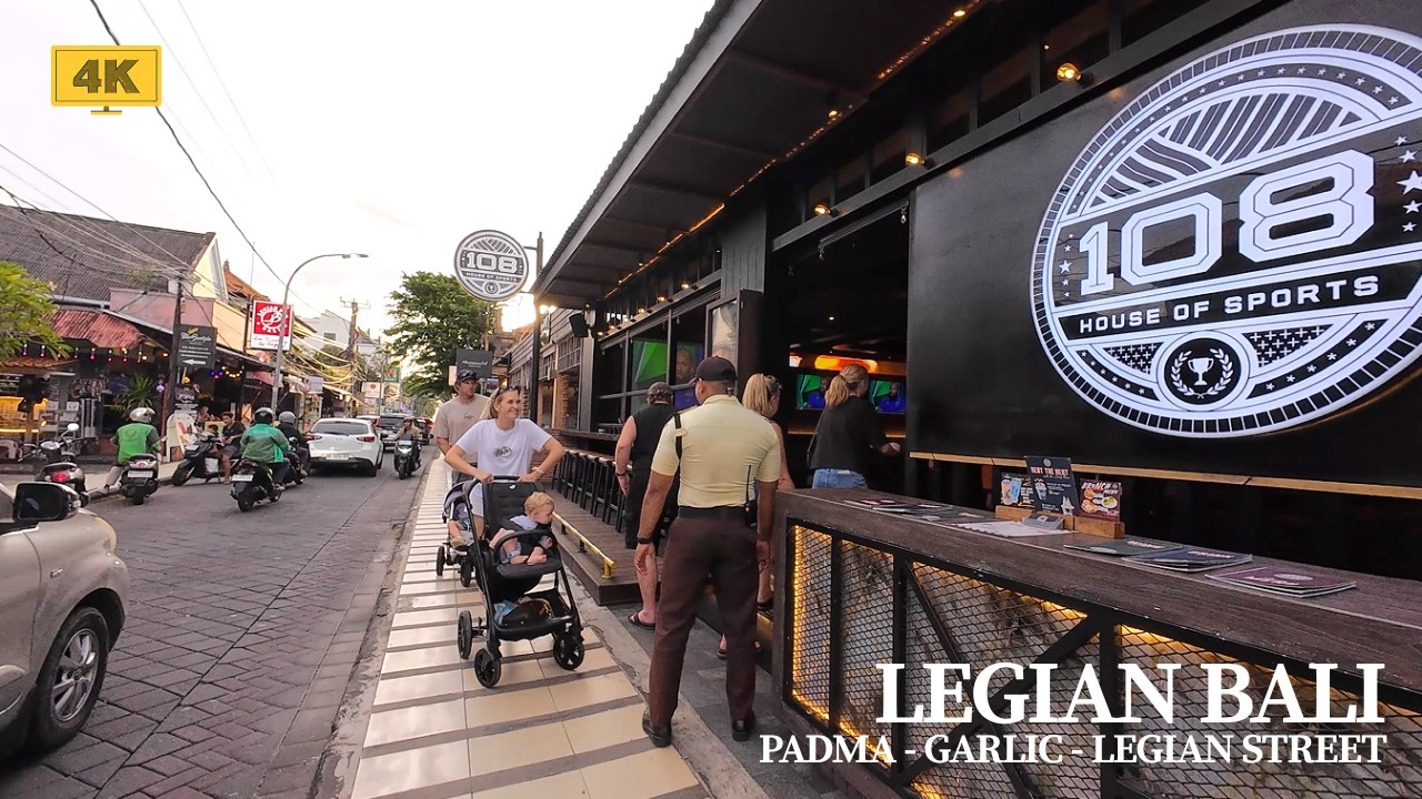 4K LEGIAN BALI Streets Recent Situation Ahead of Nyepi Day 2026 | Padma ...