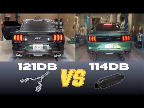 Ford Mustang GT 5.0L V8: Flowmaster (114 dB) vs. MBRP (121 dB) Auspuffklang!