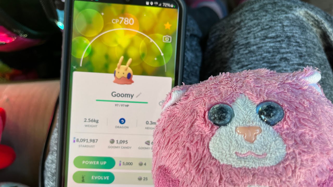 Cribes The Hedgehog: Pokemon Go/ Evolving Shiny Goomy Family For a ...