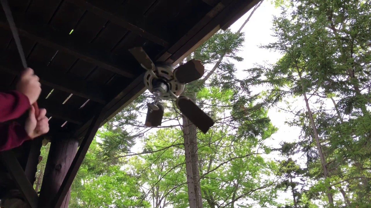 Ceiling Fan Destruction #1 part 2 - YouTube