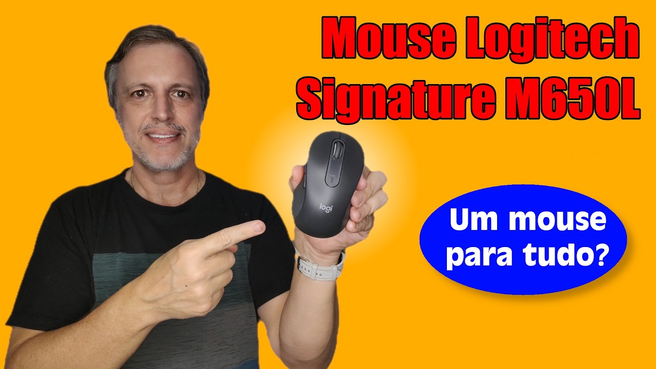 Mouse Logitech M650 L | Unboxing e Teste Completo - YouTube