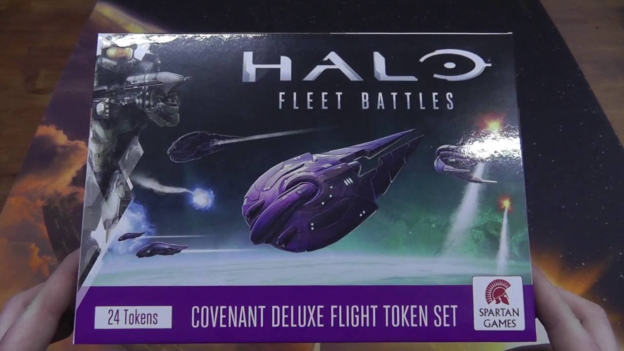 Covenant Deluxe Flight Token Set Unboxing - Halo Fleet Battles - YouTube