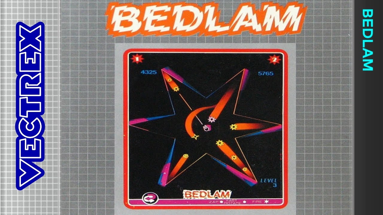 Bedlam - Vectrex [Longplay] - YouTube