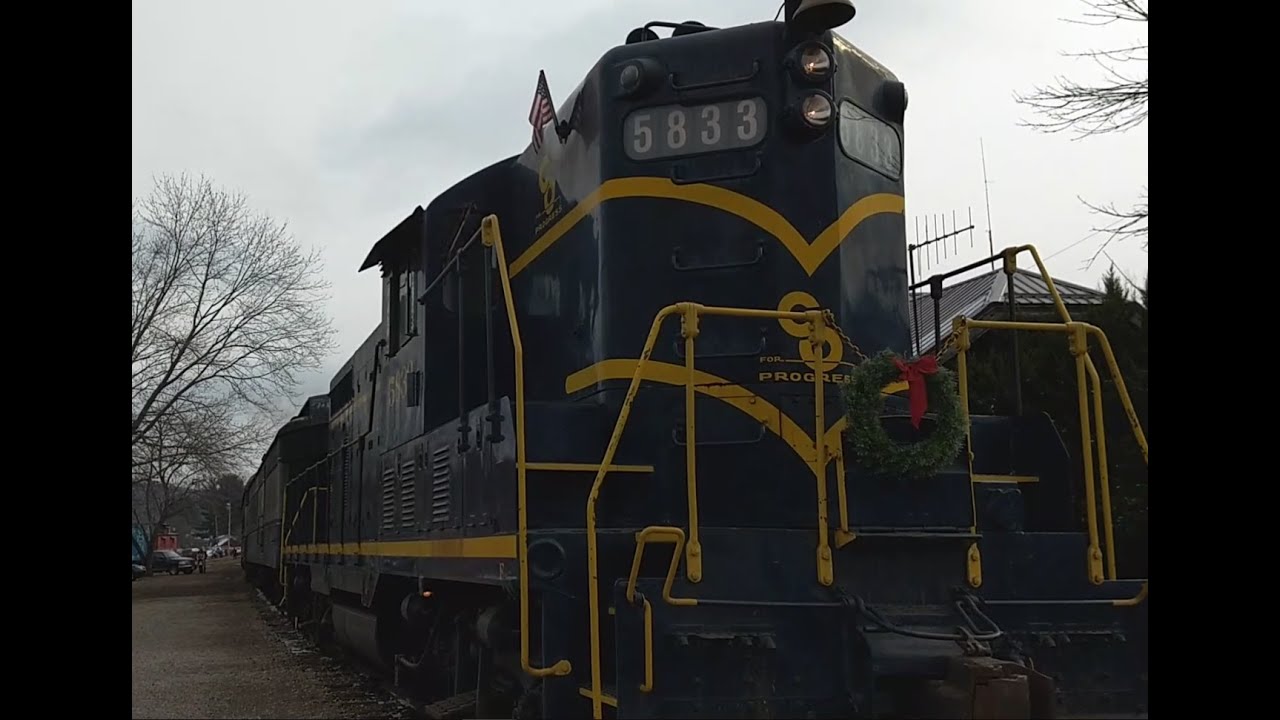 Santa Express - Hocking Valley Scenic Railway - December 2018 - YouTube
