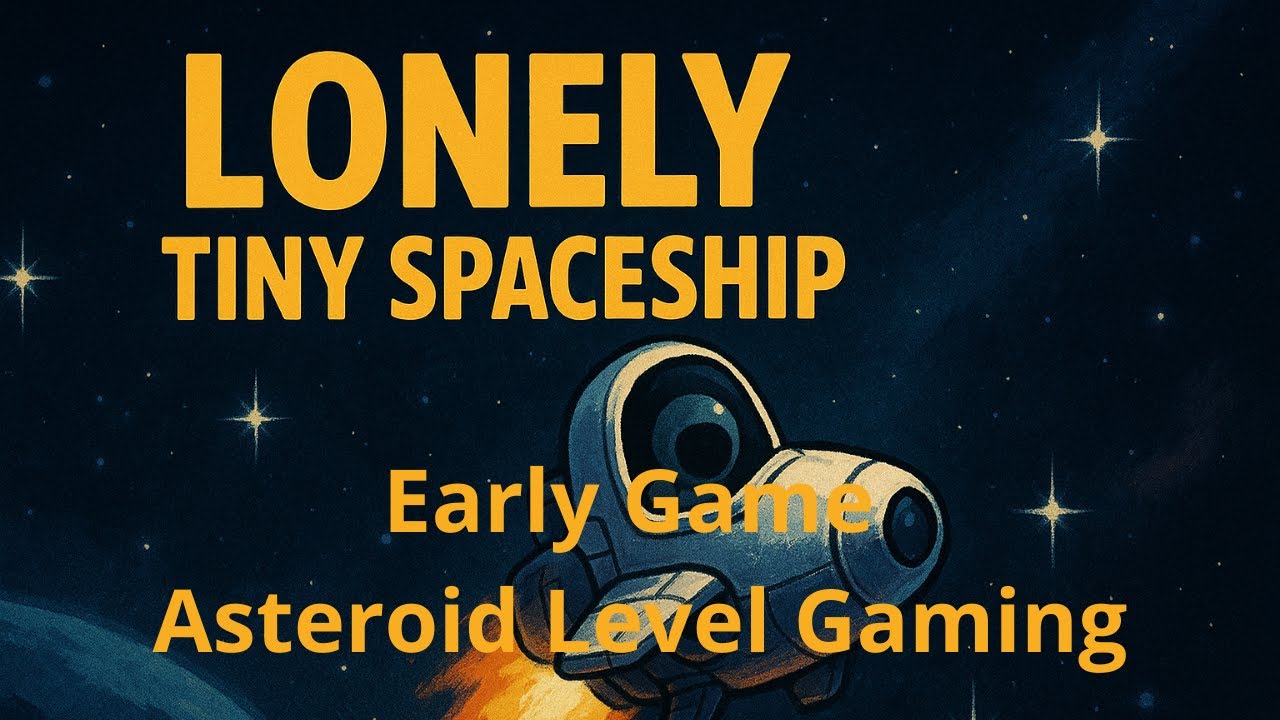 Lonely Tiny Spaceship | Early Asteroid Level | Gameplay Example - YouTube