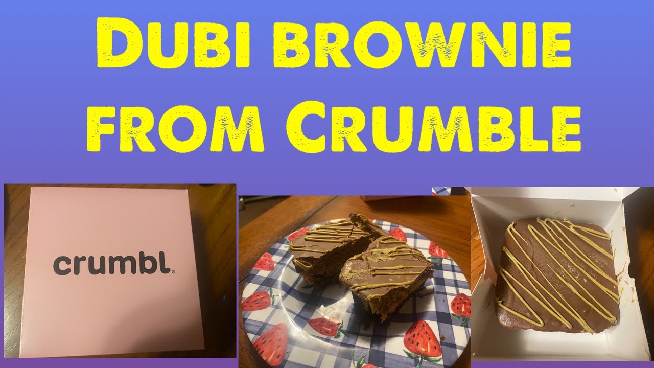 Dubi brownie taste test - YouTube