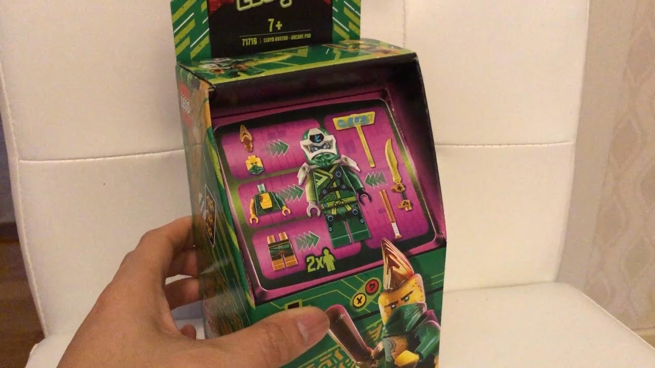 Unboxing Lego Ninjago Lloyd Avatar Arcade Pod 71716 - YouTube