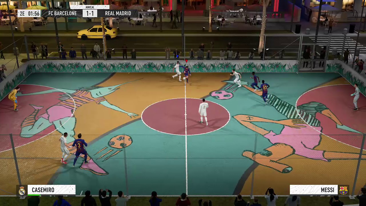Fifa 20 Volta football match FC Barcelone vs Real Madrid futsal Miami ...