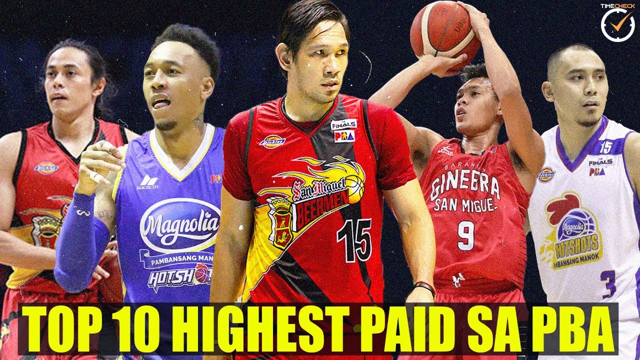 TOP 10 PLAYER NA PINAKAMALAKING BAYAD SA PBA NGAYONG 2023 - YouTube