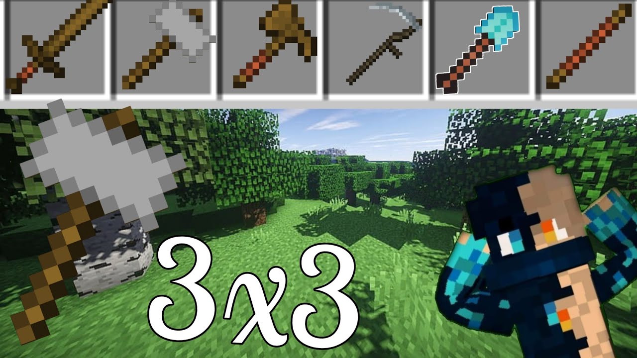 ️Mod de HERRAMIENTAS 3x3 Actualizado para MINECRAFT pe ️ 1.20 ...