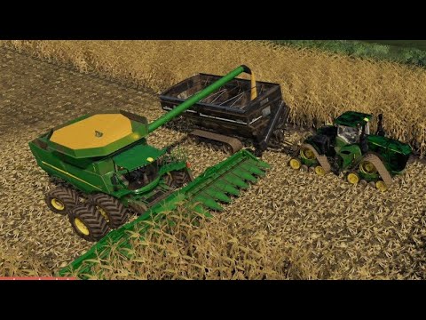 Millennial Farmer Map Ep#37 | Harvest | FS19 Timelapse | Farming ...