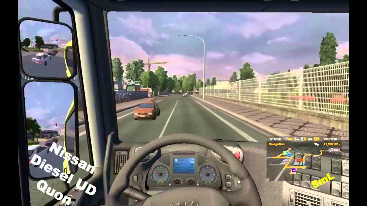 ETS 2 Nissan Diesel UD Quon - YouTube