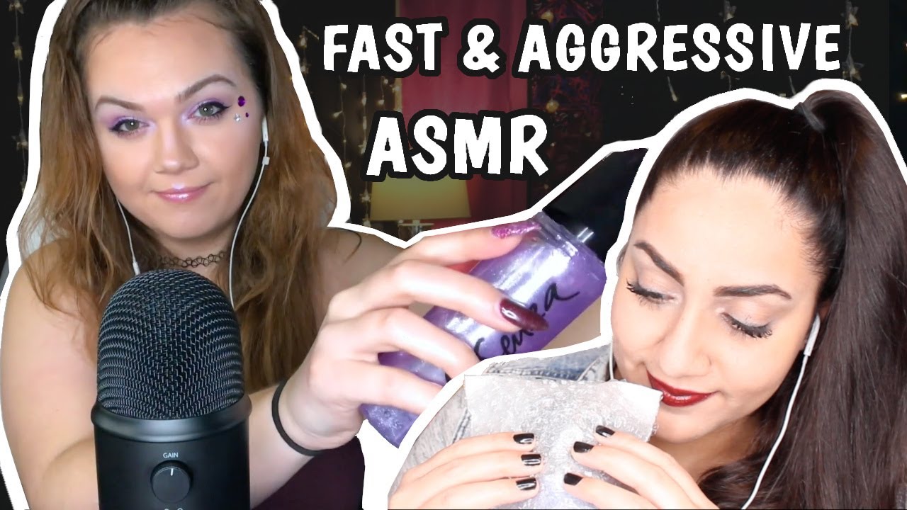 [ASMR] Fast and Aggressive Triggers | ft. ASMRadiance 💞 - YouTube