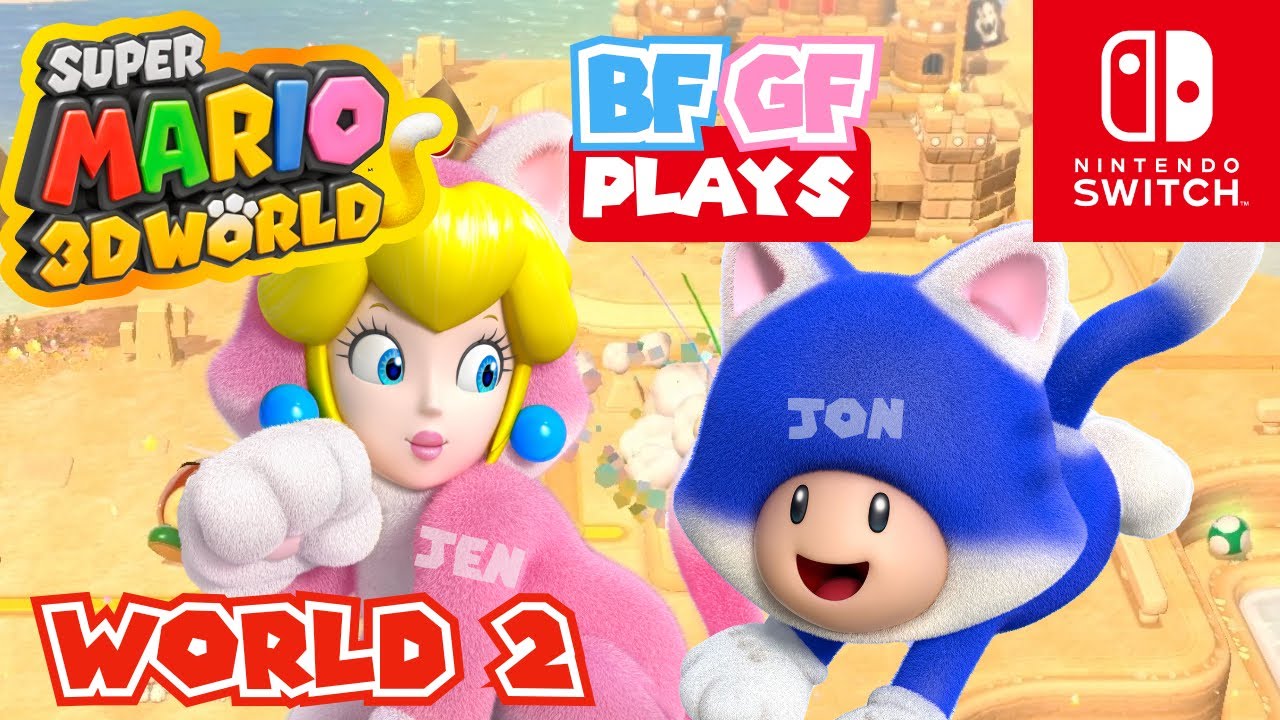 BFGF PLAYS: Super Mario 3D World | Gameplay Walkthrough - World 2 ...