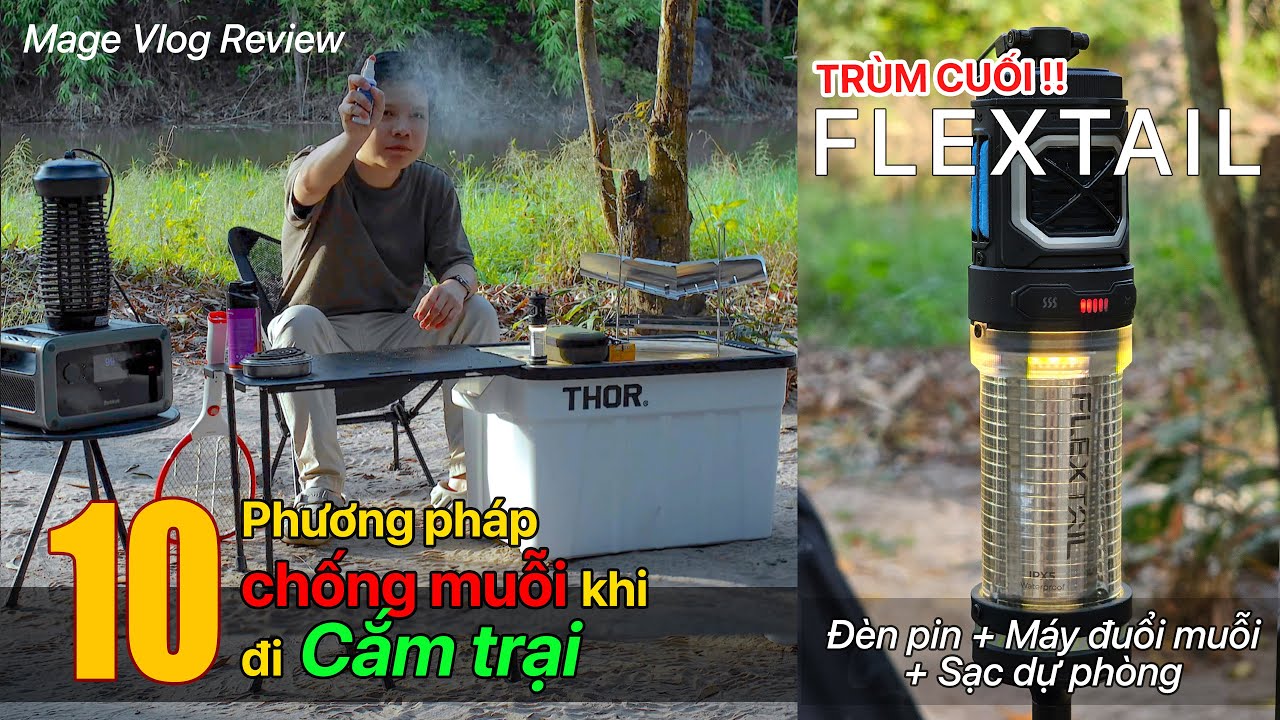 10 phương pháp chống muỗi hiệu quả khi đi cắm trại | Review ĐÈN CHỐNG MUỖI FLEXTAIL TINY REPEL ...