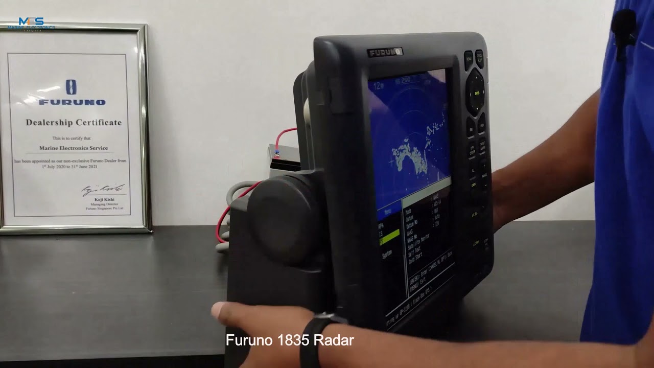 Furuno Radar 1835 - YouTube