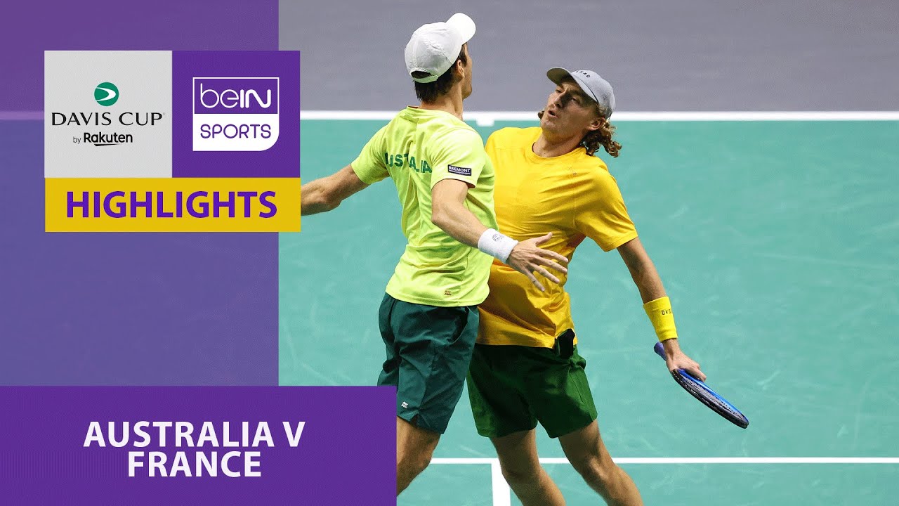 Australia v France | Davis Cup Finals | Match Highlights - YouTube