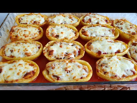 ÇOK LEZİZ HARİKA BİR ANA YEMEK 🥔 FIRINDA PATATES SANDAL😋