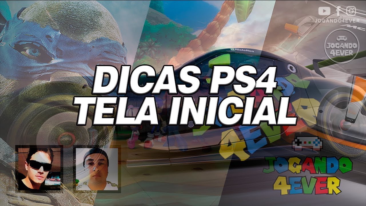 DICAS PS4 Como mudar a Tela Inicial do PS4 - YouTube