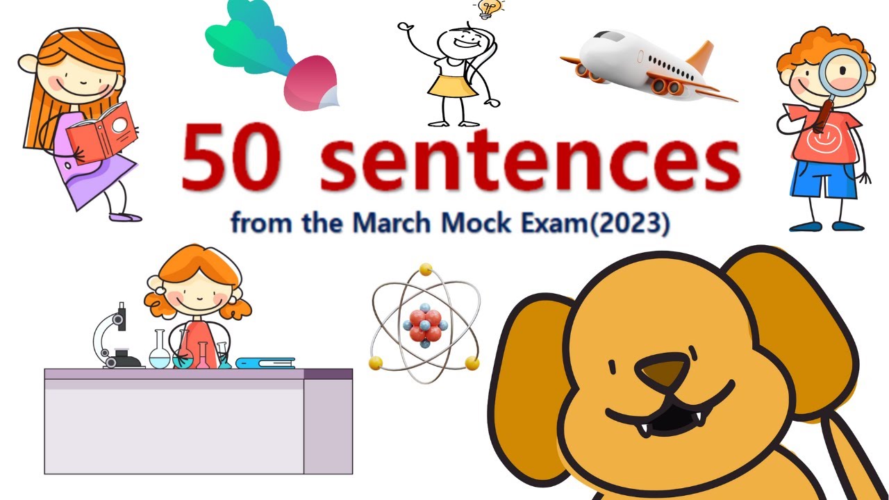 50 Sentences from the March Mock Exam (2023) - YouTube