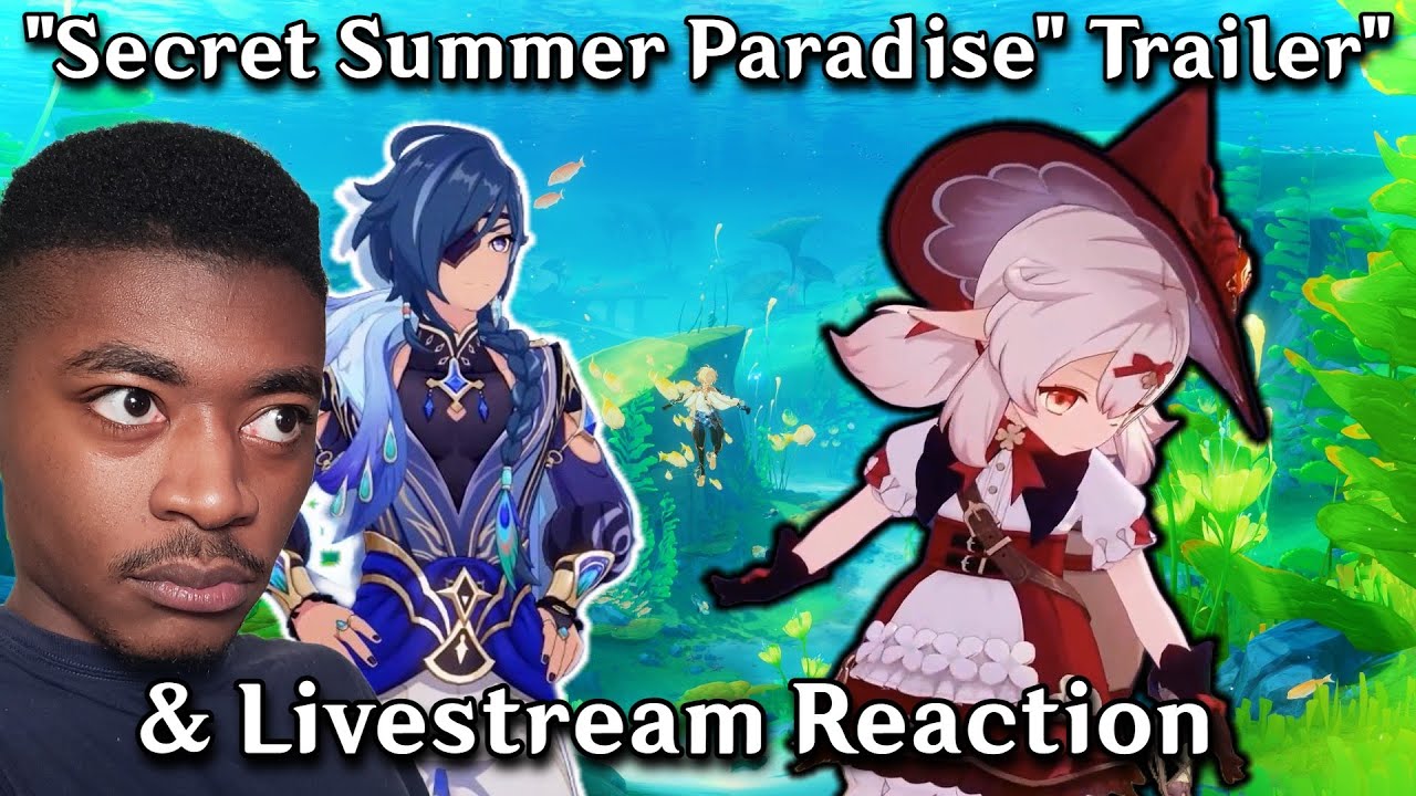 Reaction Version 3.8 "Secret Summer Paradise" Trailer" & Livestream ...