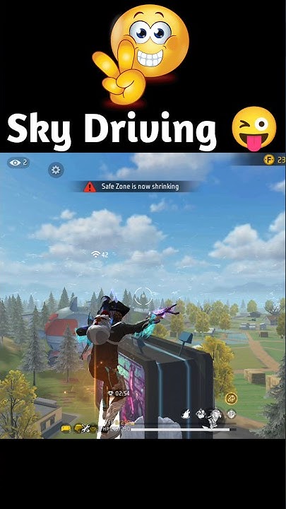 Sky Driving 😜||free fire - YouTube