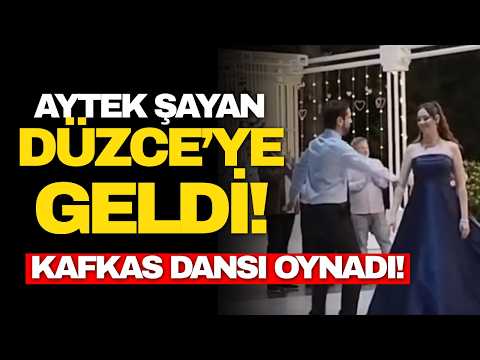 Aytek Şayan Düzce’de düğüne damga vurdu!