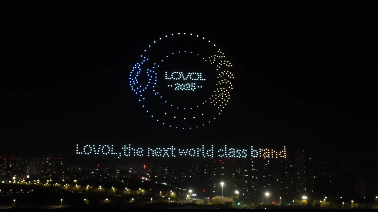 Lighting Up the Future: LOVOL 2025 Global Partners Conference Drone ...