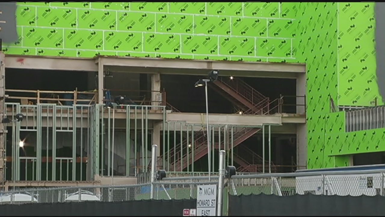 Parking garage on track to open with MGM Springfield casino - YouTube