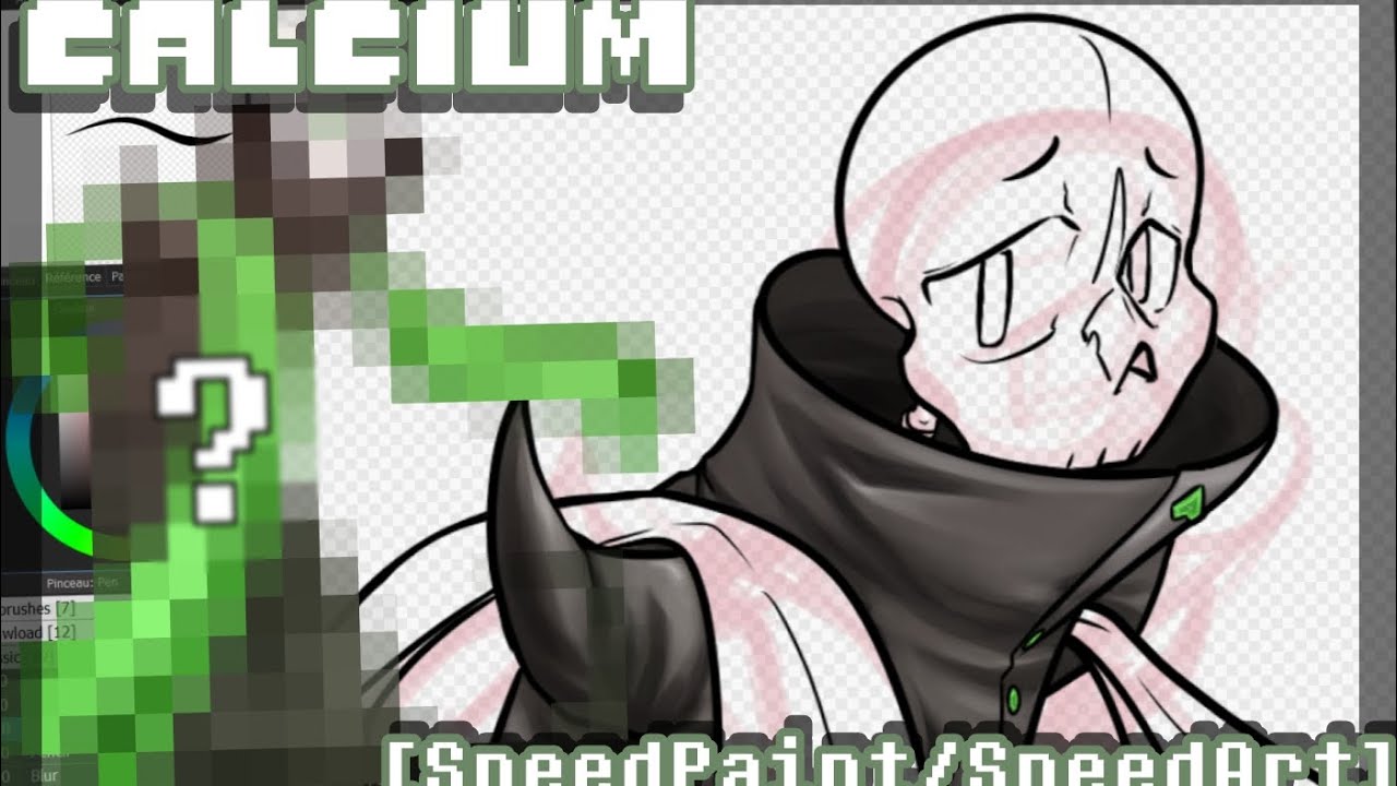 Calcium - Undertale Papyrus OC [NOT MINE] - Speedpaint/Speedart - YouTube