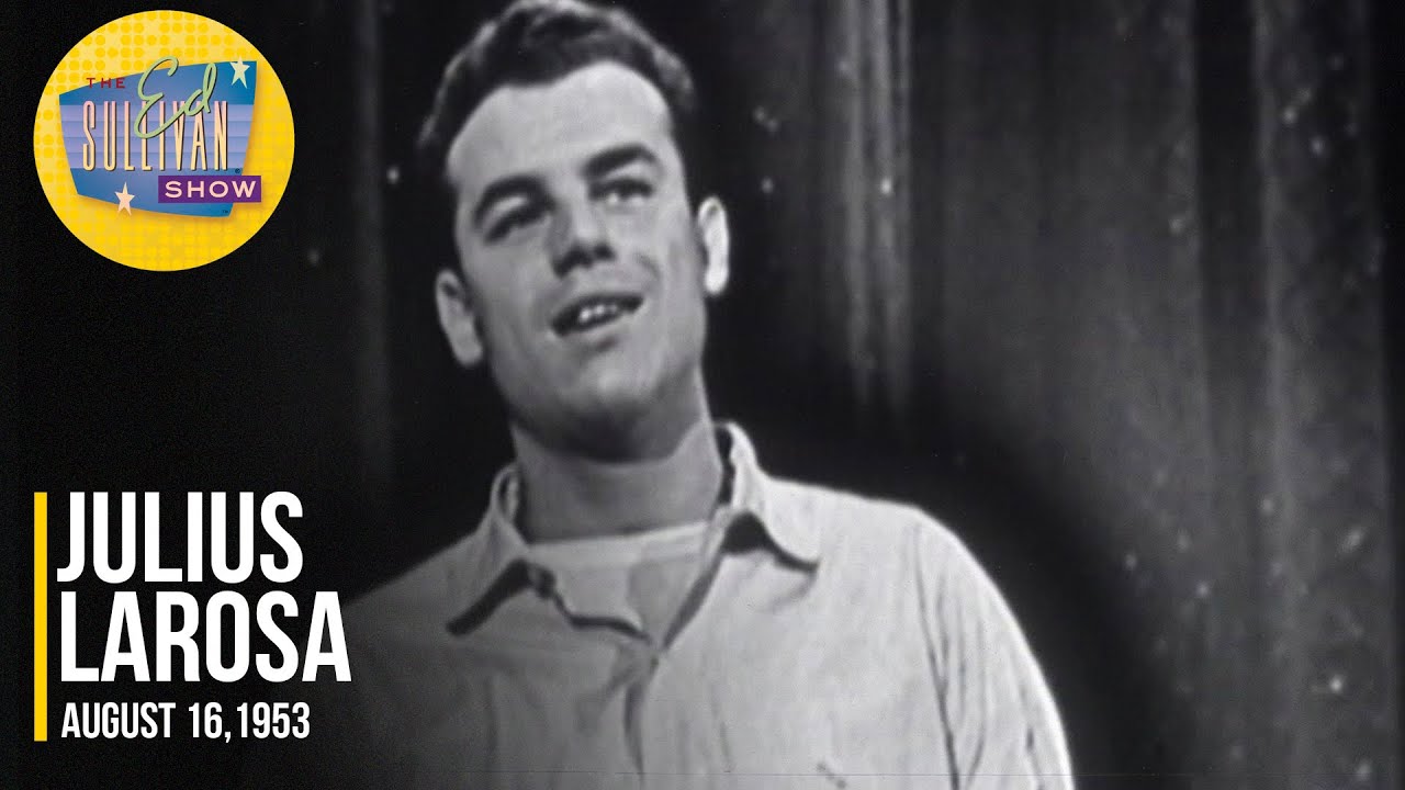 Julius LaRosa "I'll See You In My Dreams" on The Ed Sullivan Show - YouTube