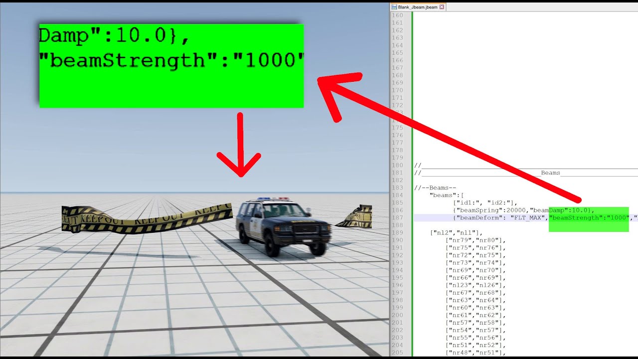 Jbeam Basics - Tear - BeamNG - YouTube