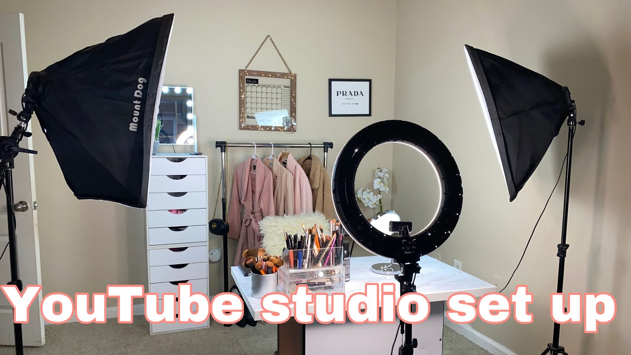 MY FILMING ROOM SET-UP & TOUR - YouTube