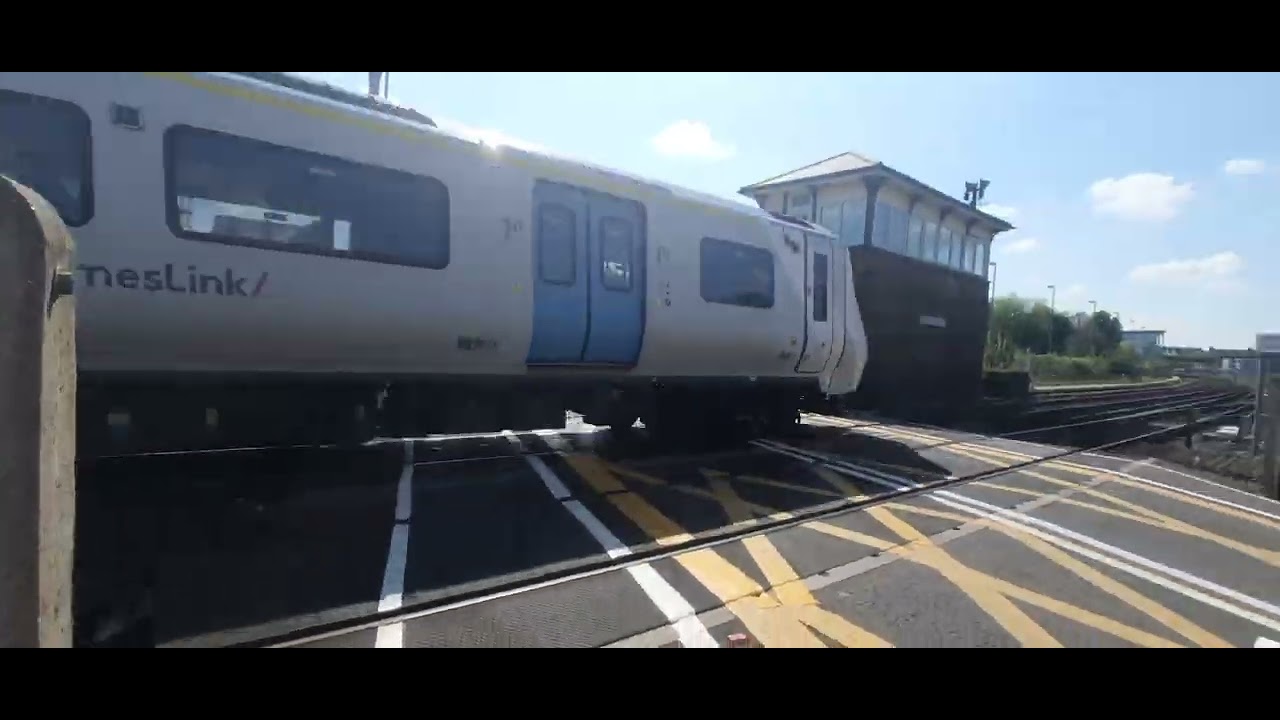 24 April 2025 ThamesLink 700 Luton Service Passing Gillingham train ...