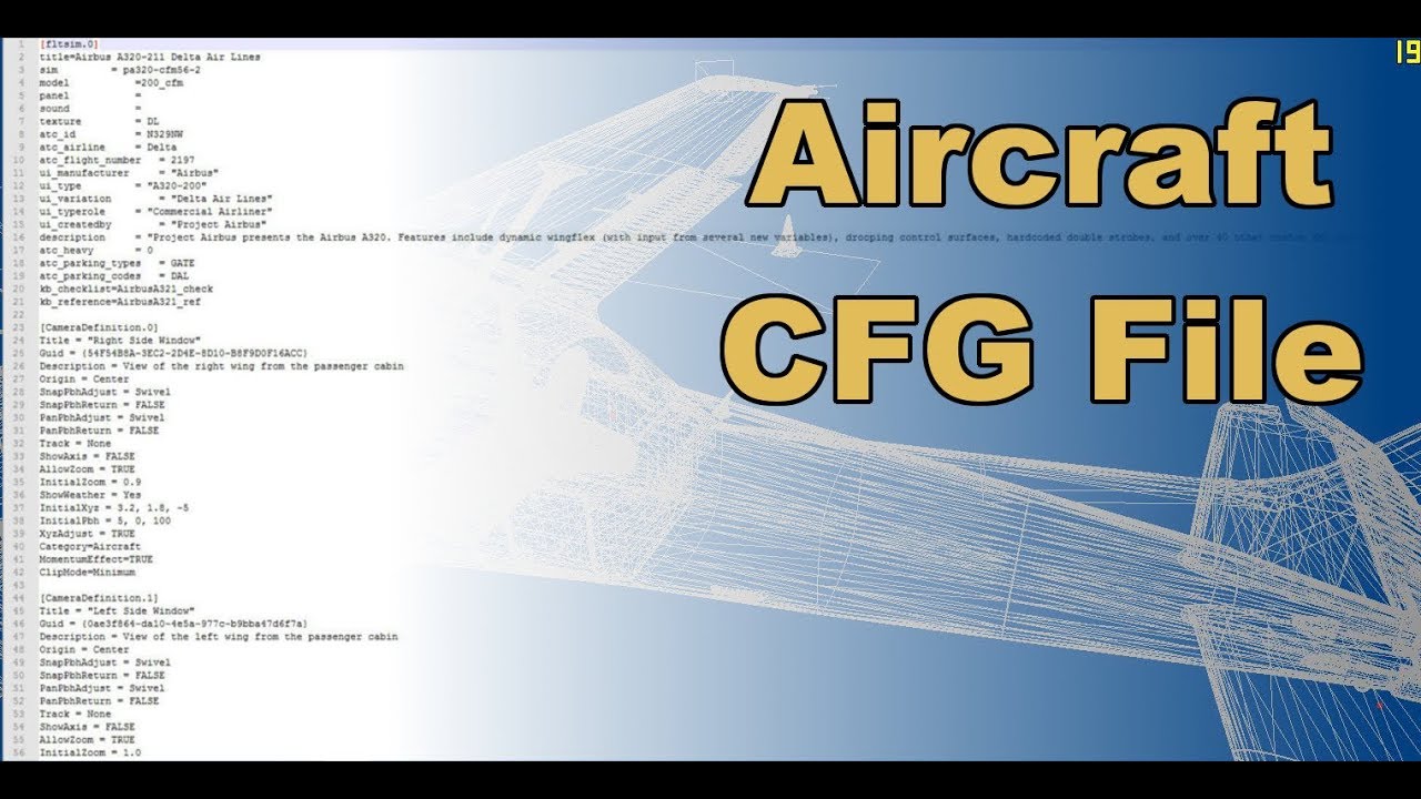 Aircraft CFG. Exits and effects, Contact points and Warning systems ...