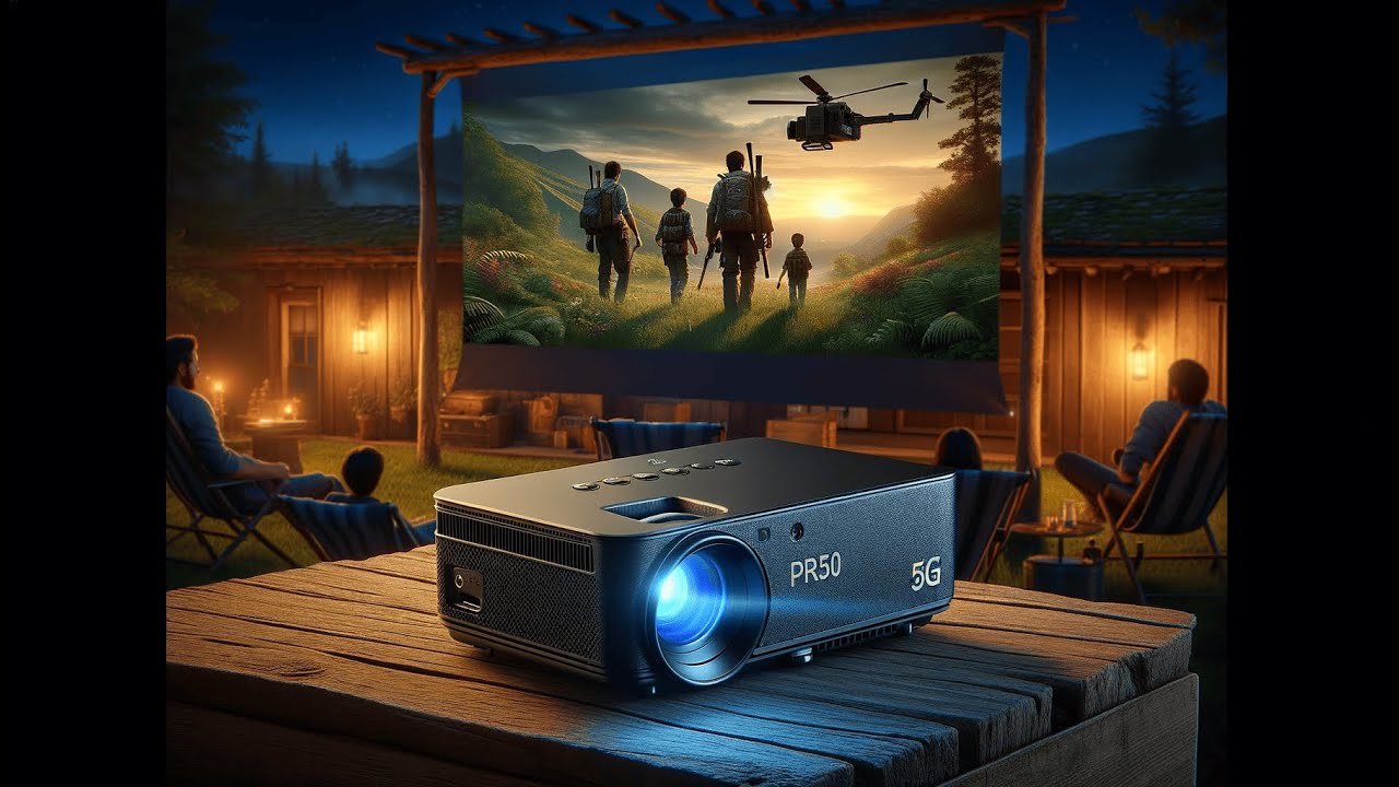 🌈 Experience Cinematic Magic! ALLIWAVA PR350 Mini Projector Review 🎥🔊 ...