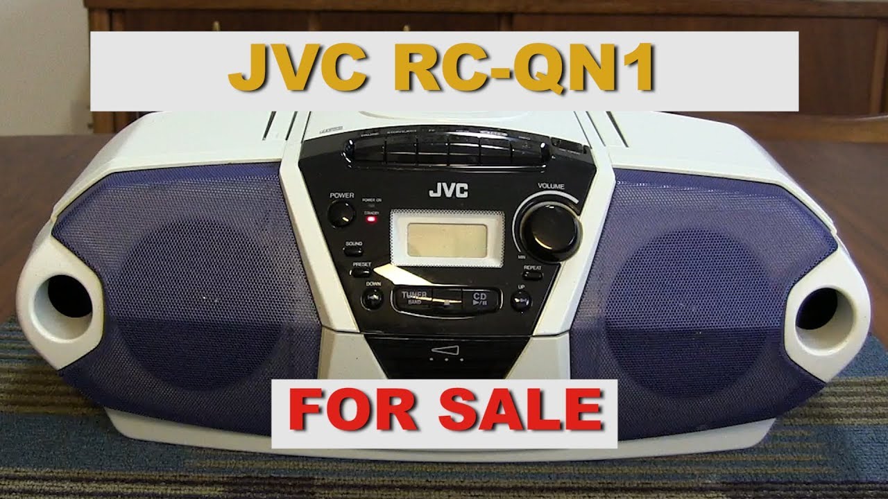 JVC RC QN1 Boombox - YouTube