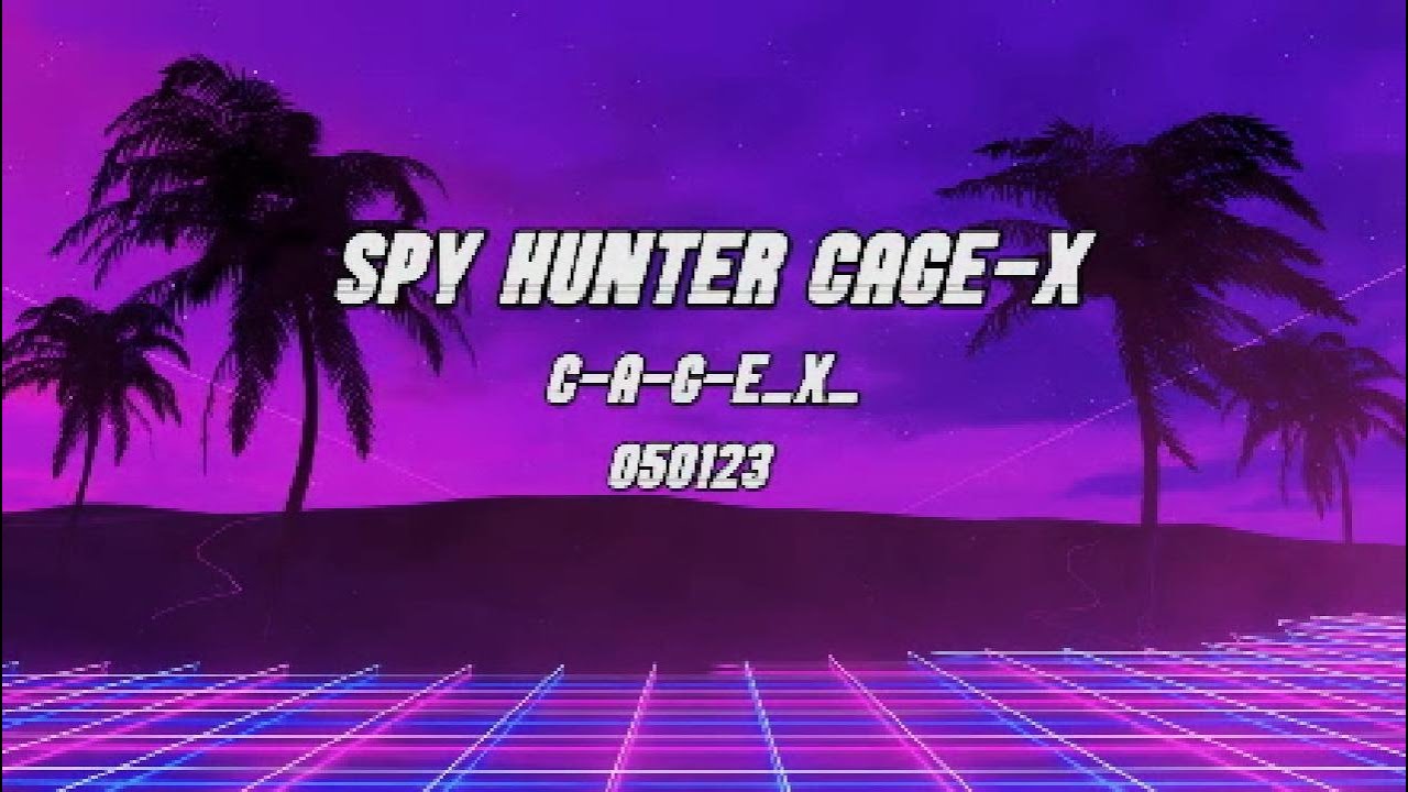Film - SPY HUNTER CAGE-X - 050123 - YouTube