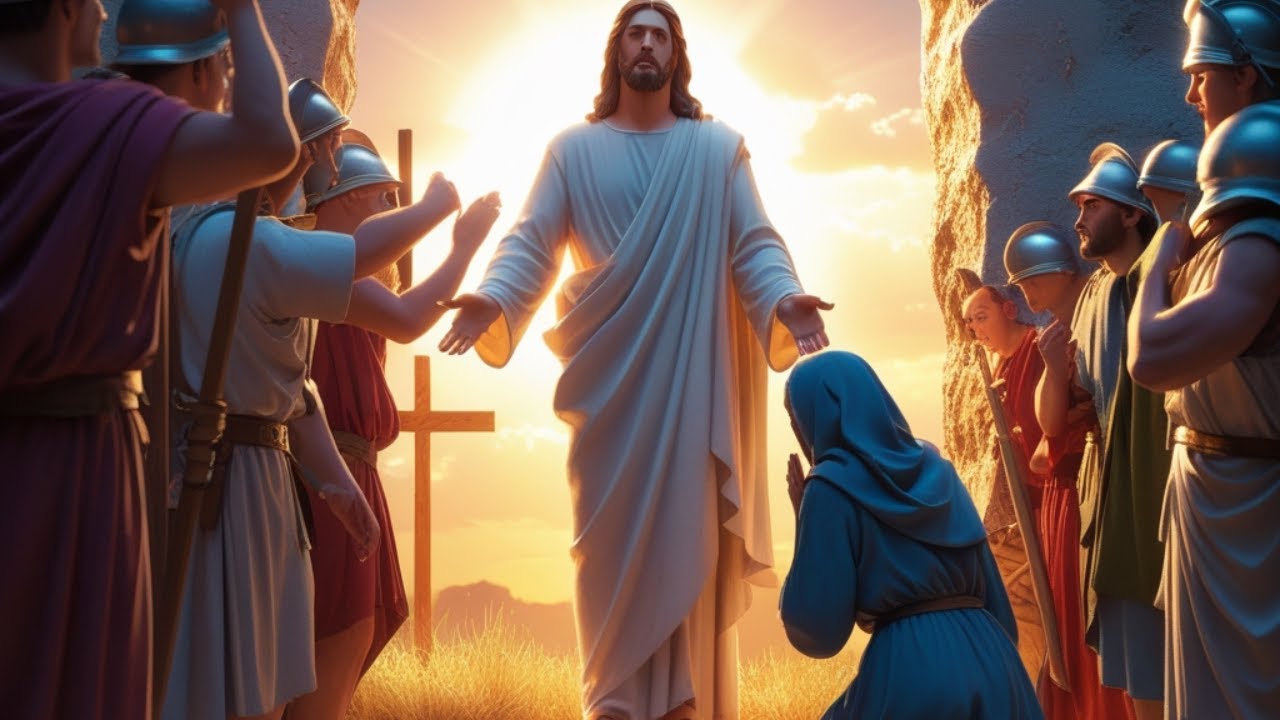 The resurrection story: Animated Easter story: jesus love and victory ...