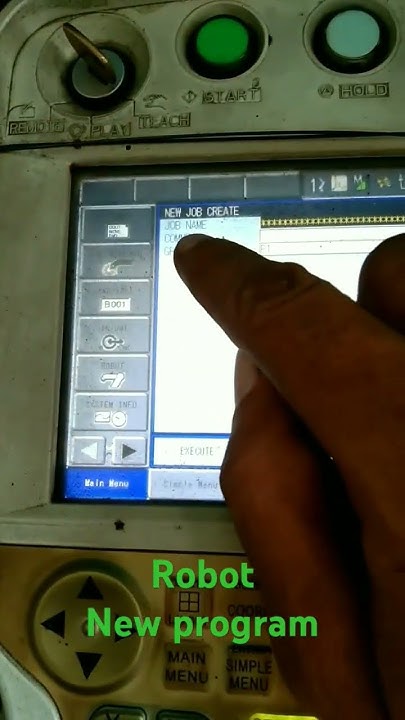 Yaskawa robot create new program||Yaskawa robot programmer salary - YouTube